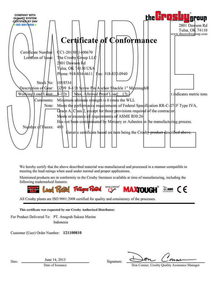 Distributor Shackle Asli dan Berkualitas Serta Bersertifikat | PT ...