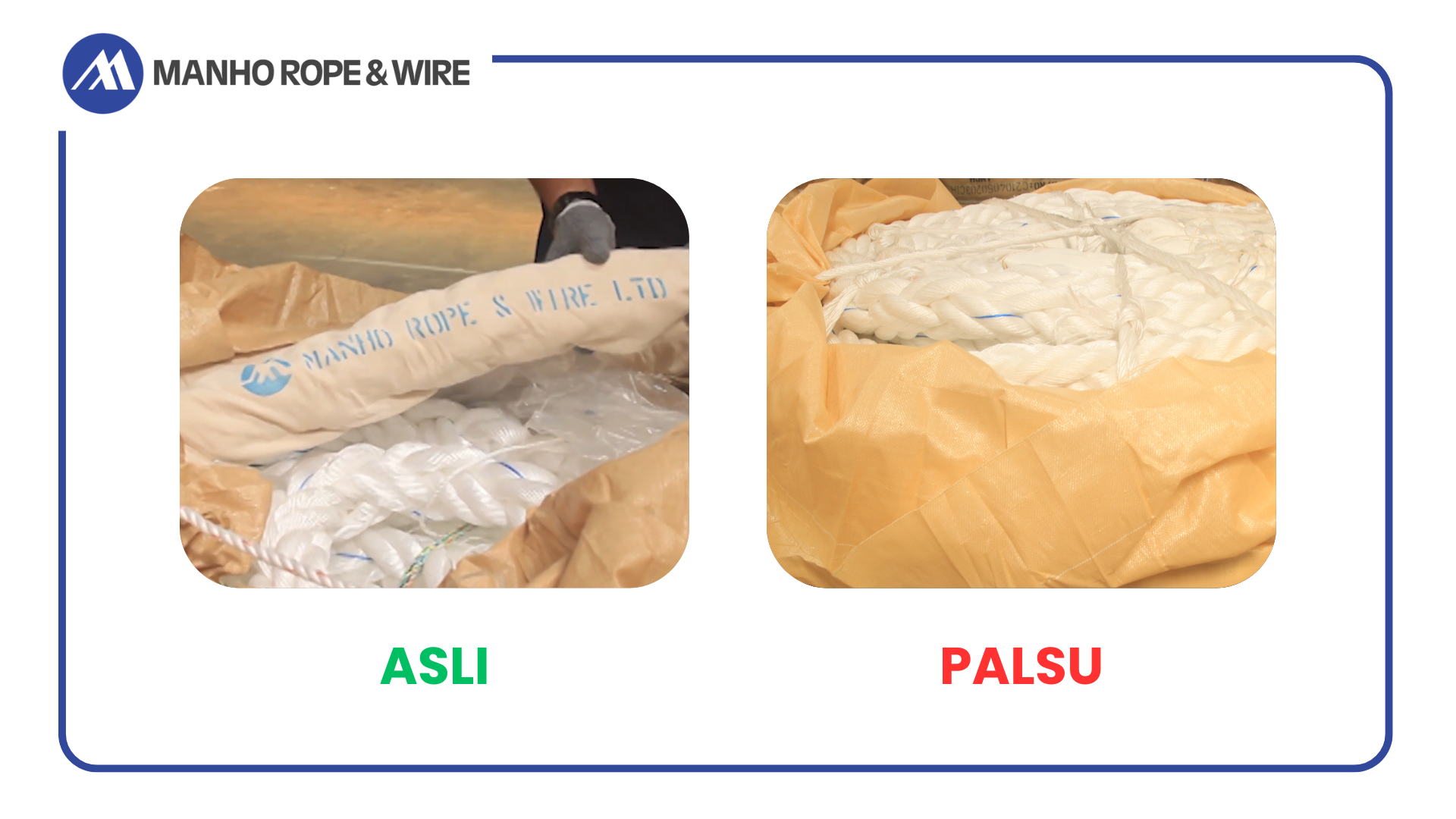 Waspada! Tali PP Manho Palsu Beredar di Pasaran, Ini Ciri-Ciri yang ...