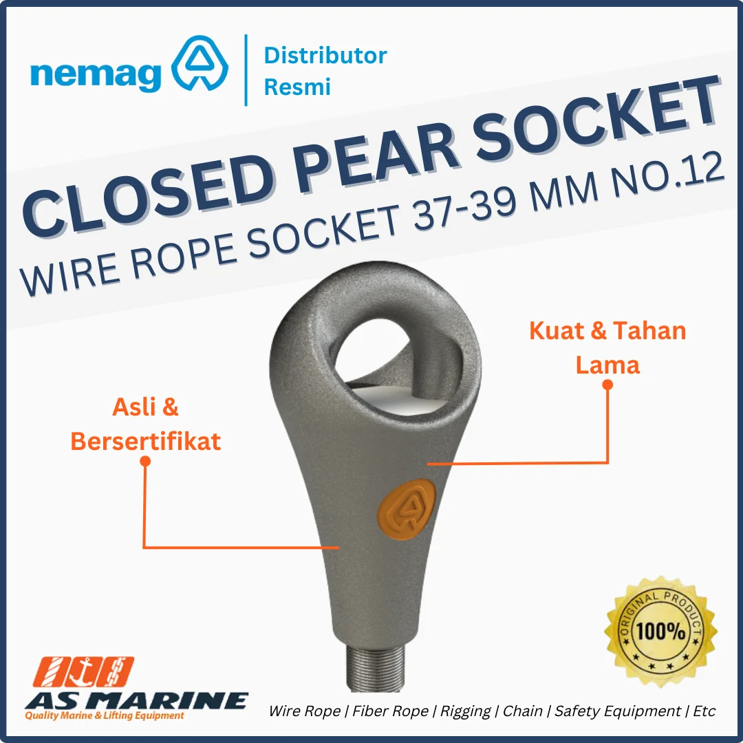 Closed Pear Socket 37-39 mm Nemag | PT. Anugrah Sukses Marine