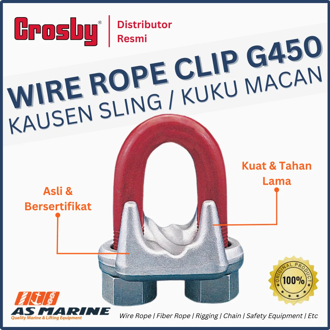 Wire Rope Clip Crosby USA | PT. Anugrah Sukses Marine