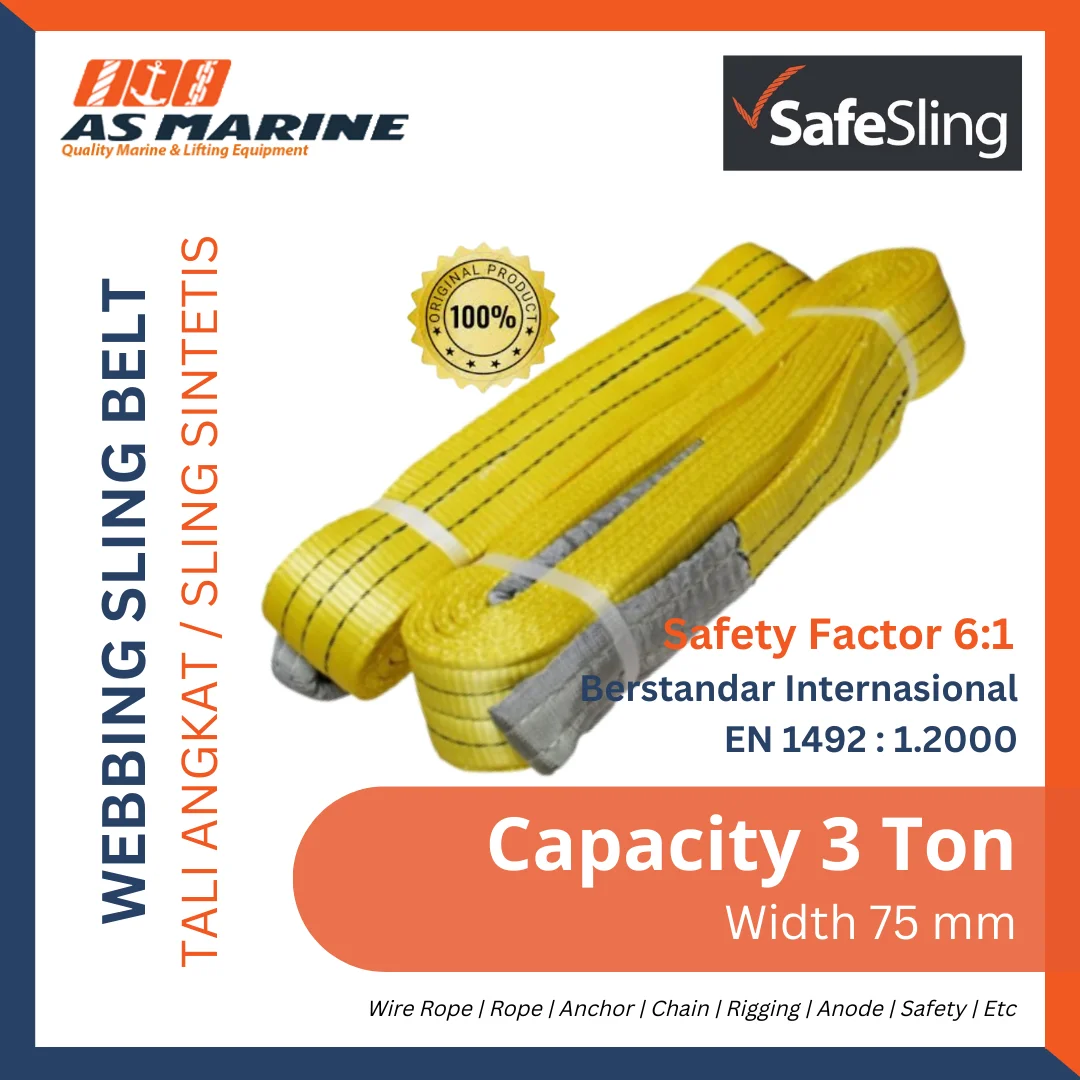 Webbing Sling Belt Safesling | PT. Anugrah Sukses Marine