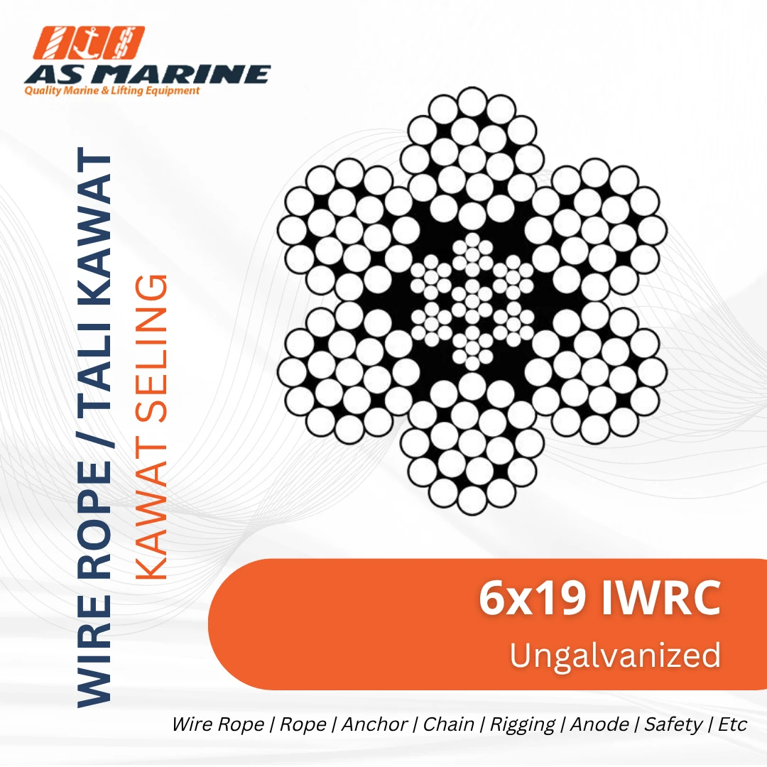 Wire Rope 6x19 IWRC Ungalvanized | PT. Anugrah Sukses Marine