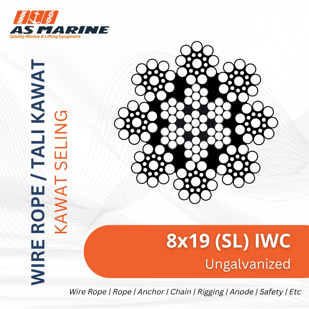 Wire Rope 8x19 (SL) IWC Ungalvanized | PT. Anugrah Sukses Marine