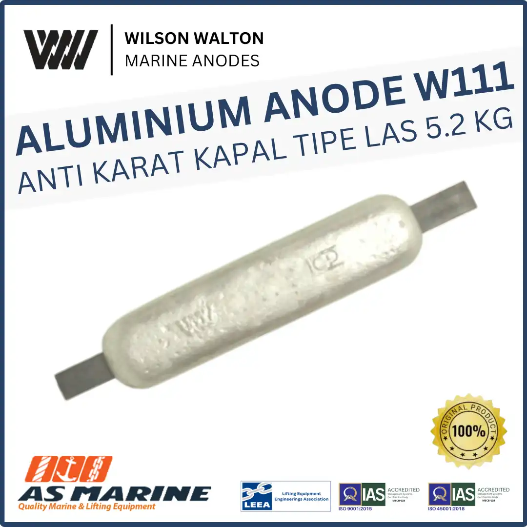 Aluminium Anode / Alumunium Anoda / Anti Karat Kapal Aluminium W111 5.2 ...