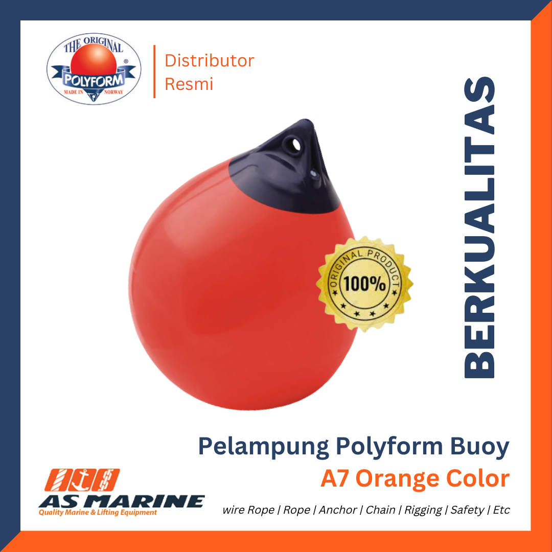 Pelampung / Dapra Kapal / Mooring Buoy Polyform Norway A7 Orange Color ...