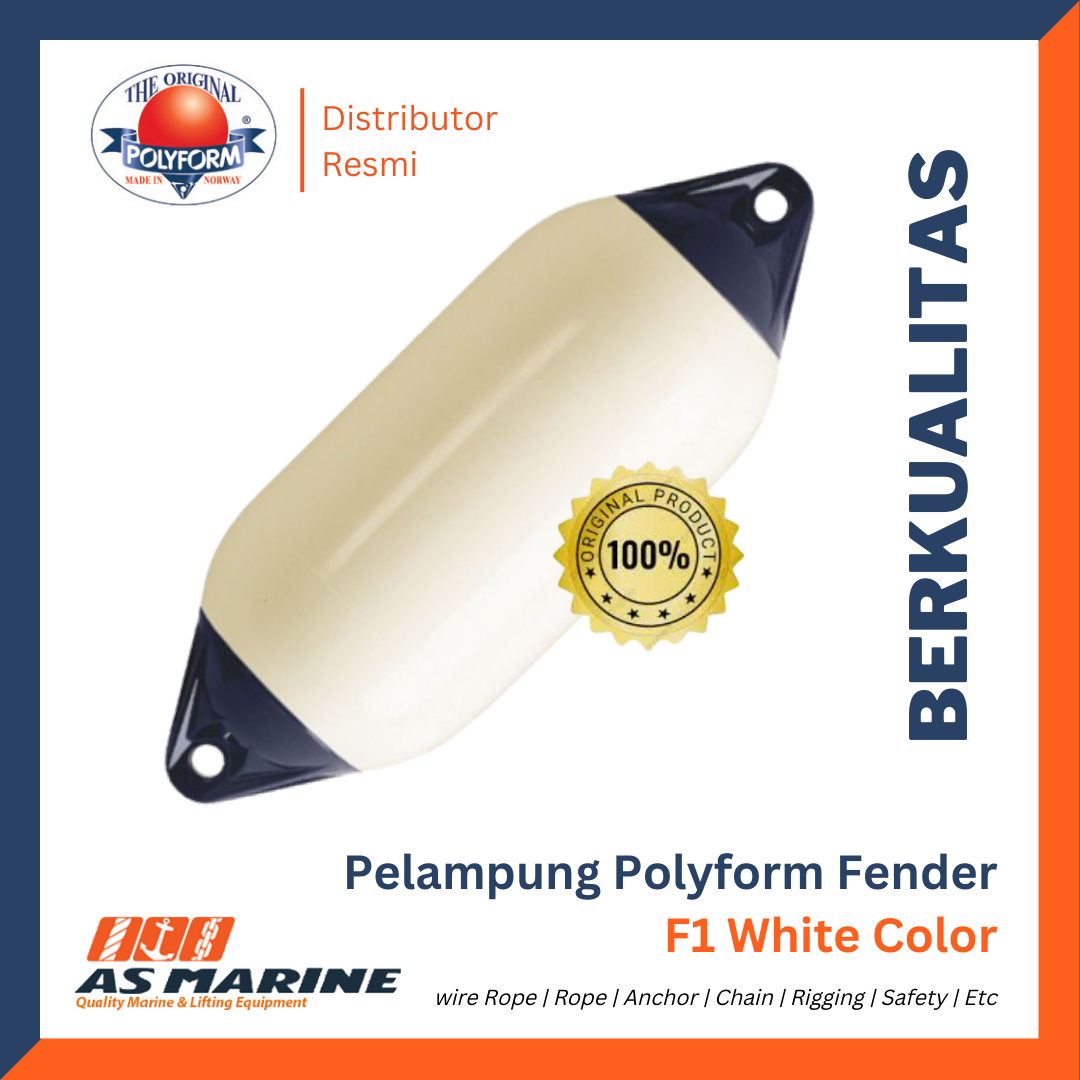 Pelampung / Dapra Kapal / Fender Polyform Norway F1 White Color | PT ...
