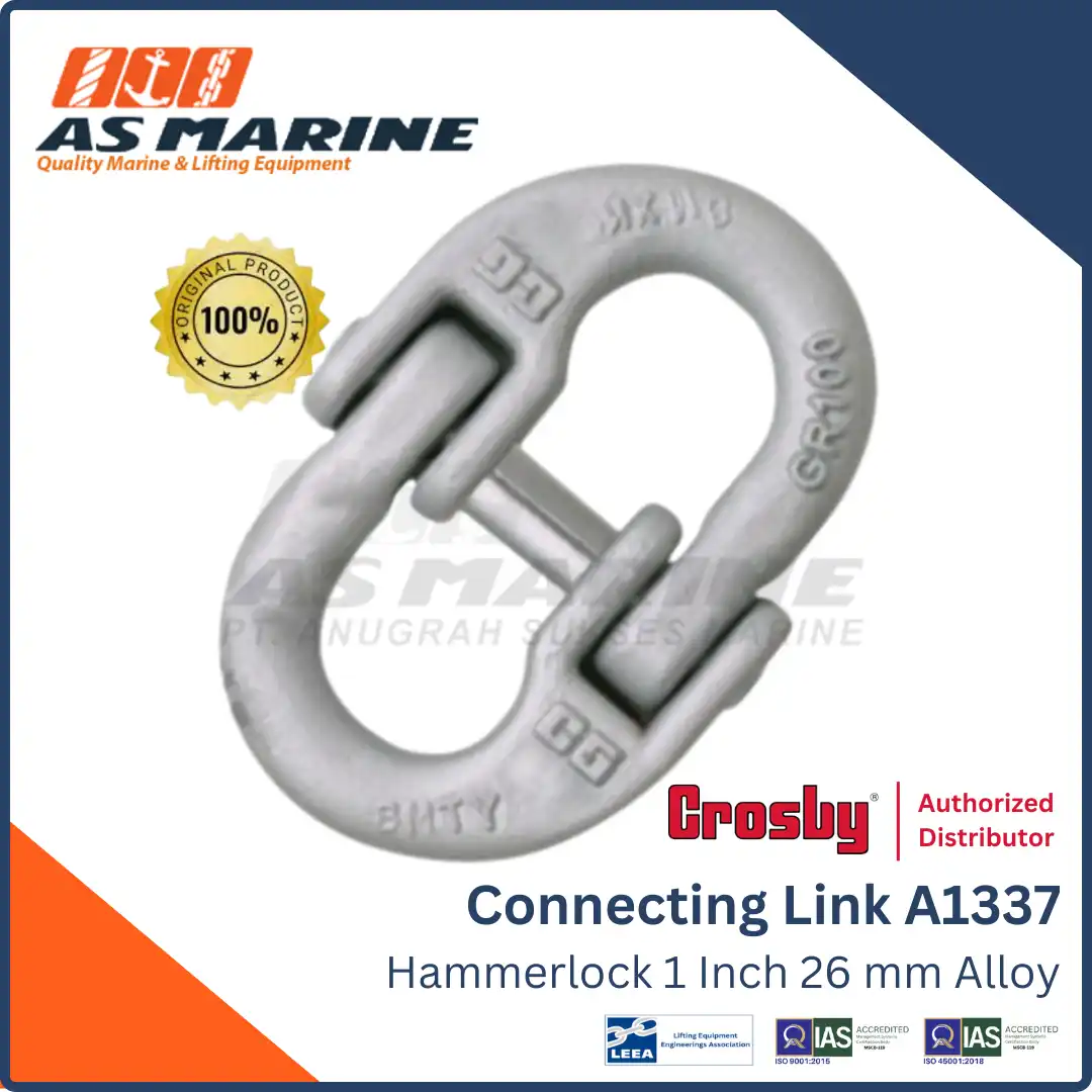 Crosby USA Connecting Link / Hammerlock Alloy A1337 1 Inch 26 mm | PT ...