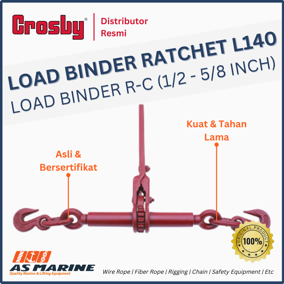 Crosby USA Load Binder Ratchet R-C L140 1/2 - 5/8 Inch | PT. Anugrah ...