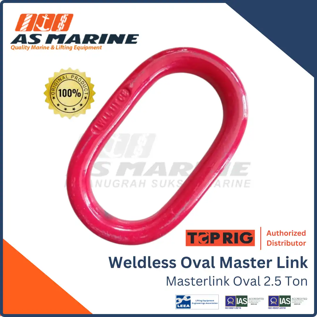 Weldless Oval Master Link / Masterlink Oval 2.5 Ton TOPRIG | PT ...