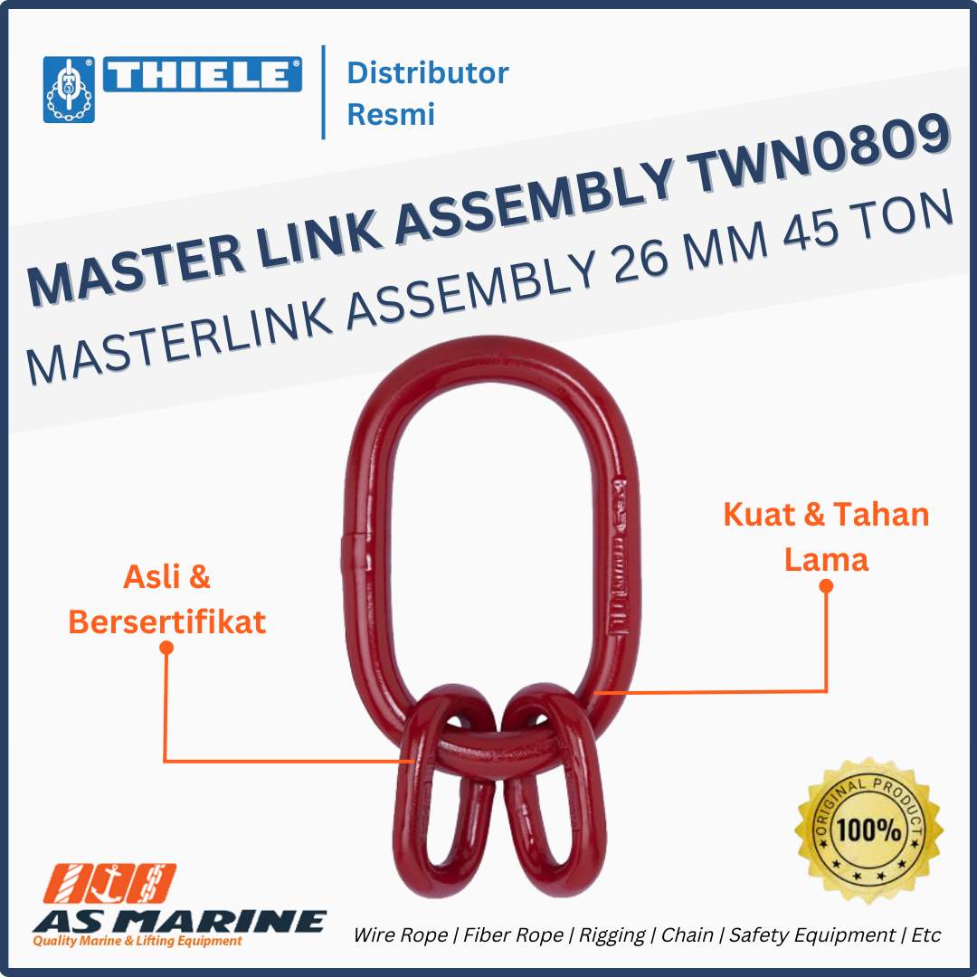 THIELE Master Link / Masterlink Assembly TWN 0809 26 mm 45 Ton | PT ...