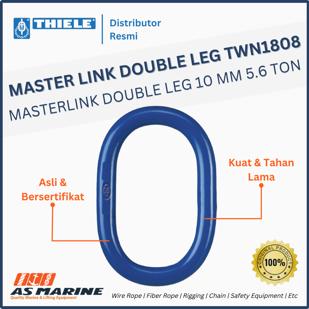 THIELE Master Link / Masterlink for Double Leg TWN 1808 10 mm 5.6 Ton ...