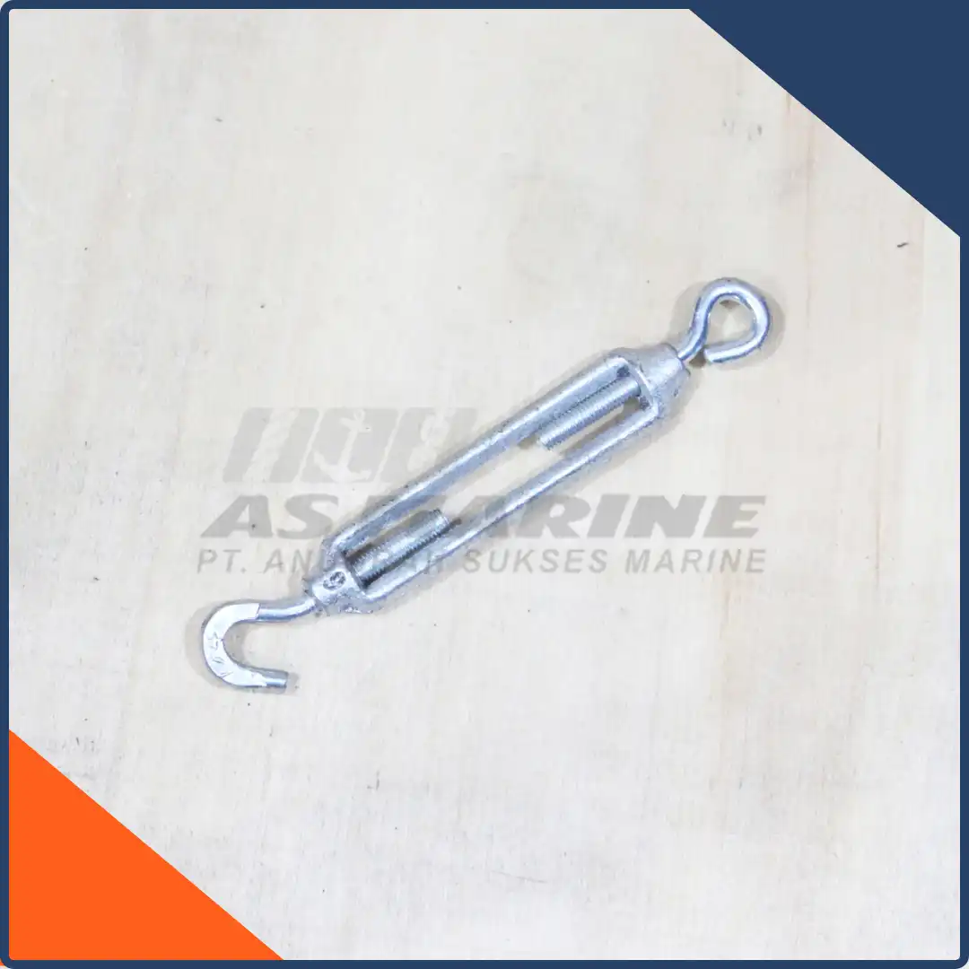 Toprig Turnbuckle / Spanskrup Hook to Eye Galvanized 1/4 Inch 6 mm | PT ...